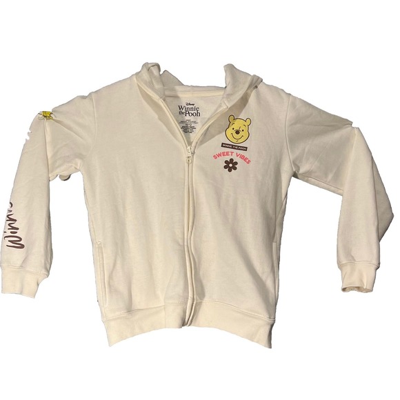 Disney | Shirts & Tops | Disney Girls Beige Hoody 12 Winnie The Pooh ...